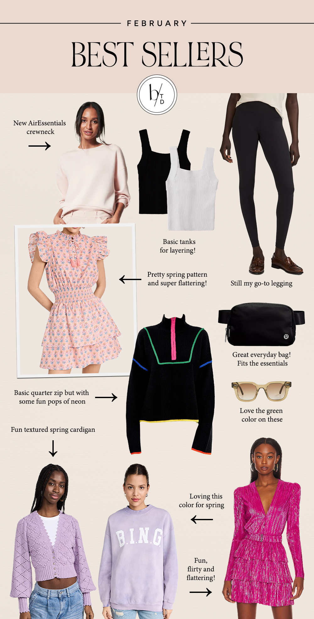 February Best Sellers | BrightonTheDay