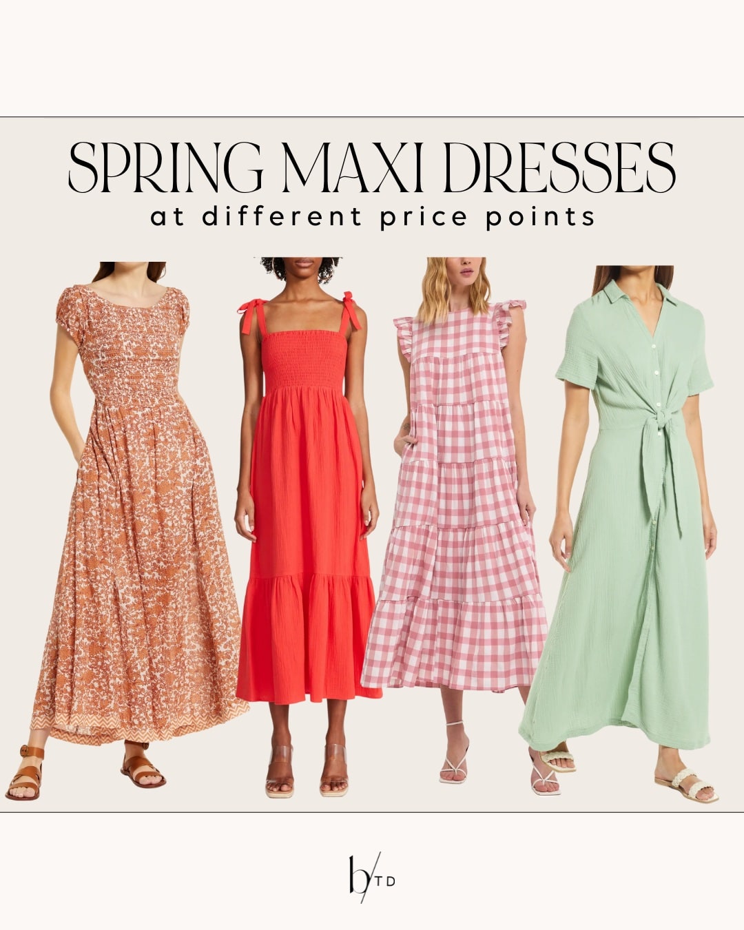 My Favorite Spring Maxi Dresses | BrightonTheDay